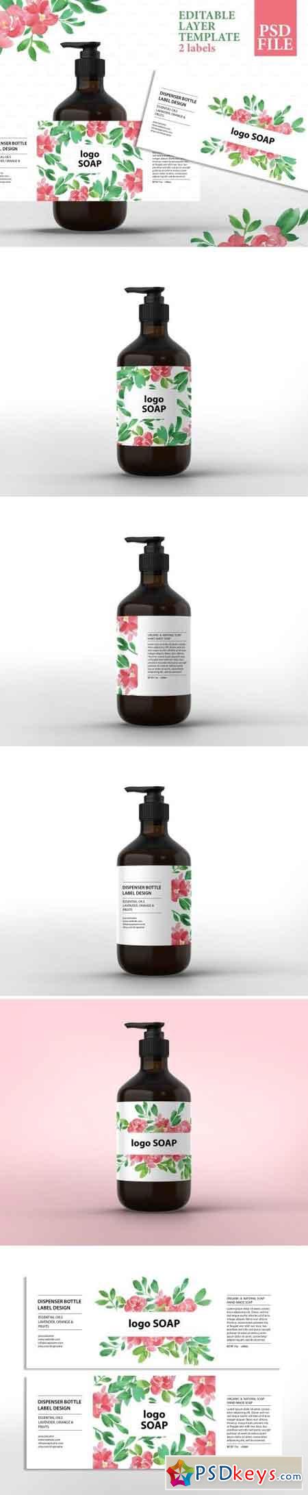 Soap Label Design Template Psd 2142968 Free Download Photoshop Vector 